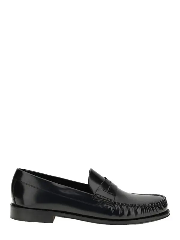 TOM FORD Leather Loafers - Black