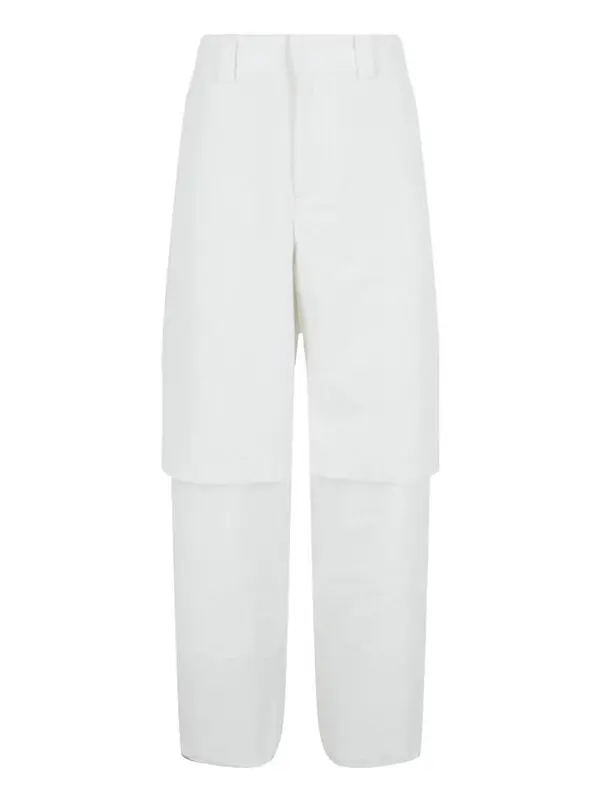 Off-White Double Layer Carpenter Pants - White