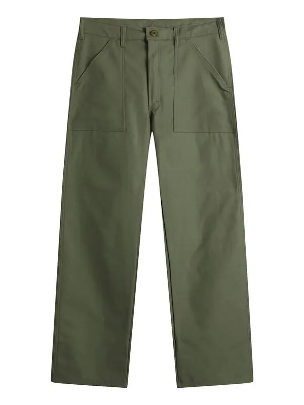 STAN RAY Loose Fit Fatigue Pants - Olive Sateen