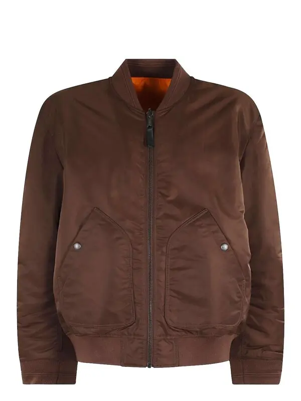 Diesel Zip Up Jacket - Brown