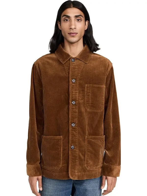 Taylor Stitch Ojai Corduroy Jacket - Bourbon Corduroy