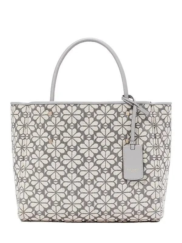 Kate Spade New York Spade Flower Jacquard Tote - Gray Multi