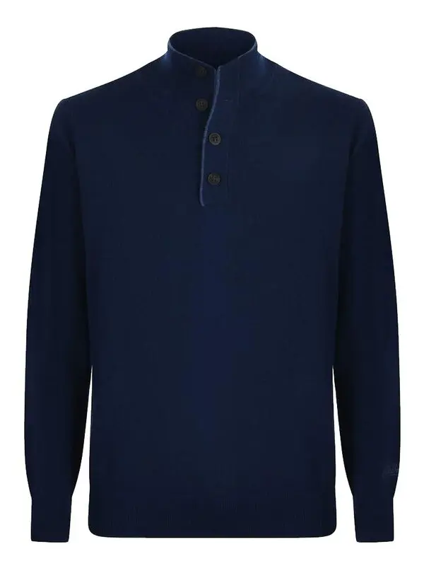 MC2 SAINT BARTH Wool And Cashmere Sweater - Blue