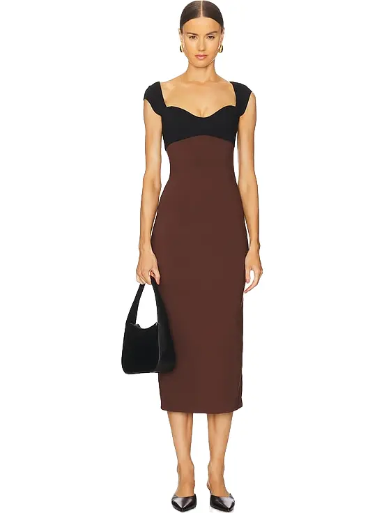 Lpa Kenley Dress - Brown & Black