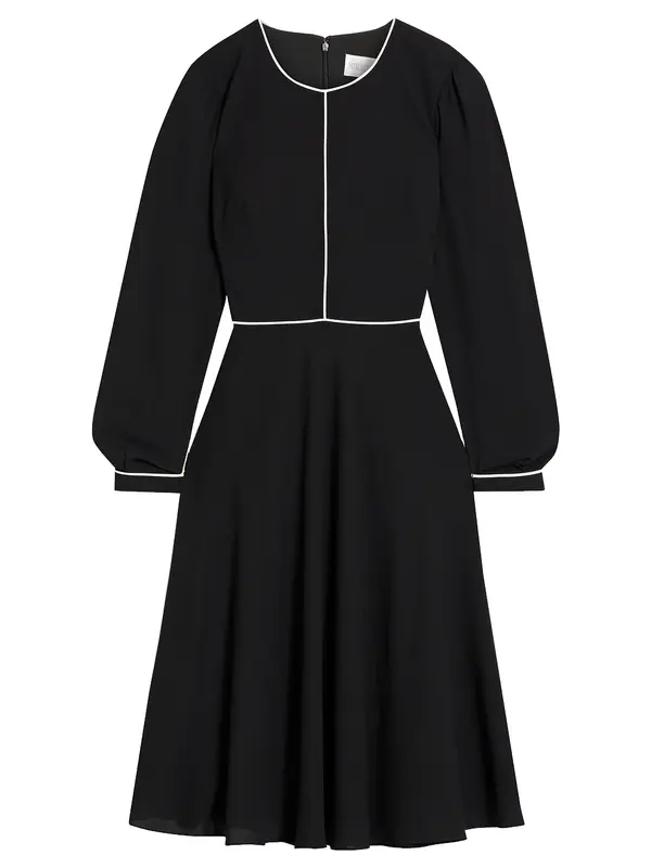 MIKAEL AGHAL Crepe Dress - Black