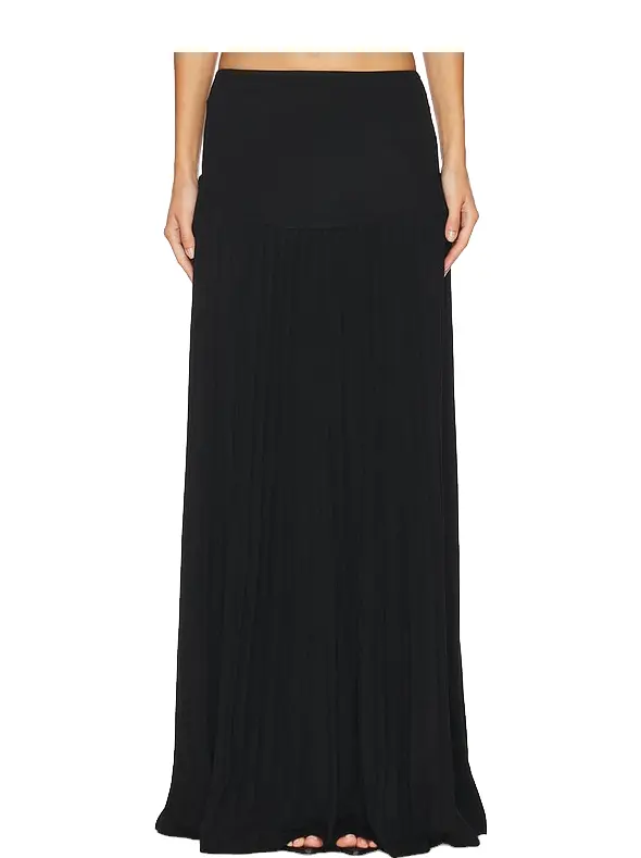 Lioness Field Of Dreams Maxi Skirt - Onyx