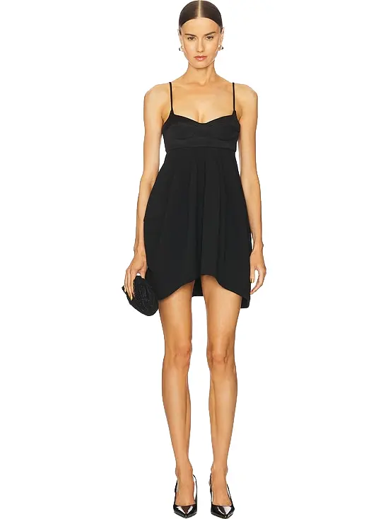 EAVES Albie Mini Dress - Black