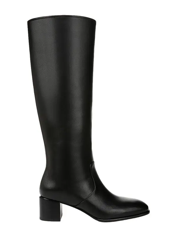 Vince Arabel Leather Knee-high Boots - Black