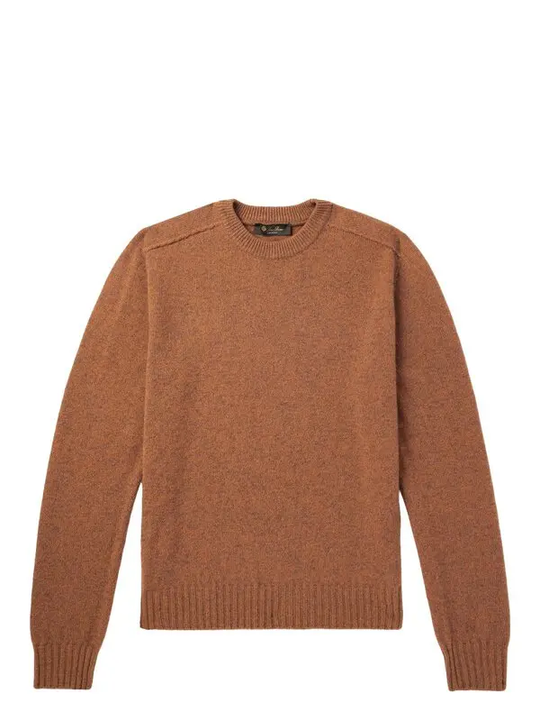 Loro Piana Mastallone Wool Sweater - Orange