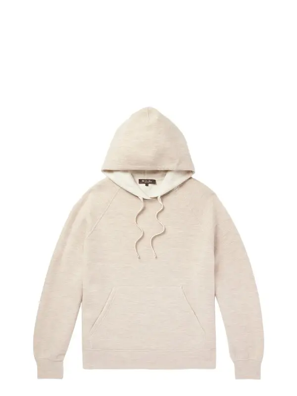 Loro Piana Sassiglioni Wool Hoodie - Neutrals