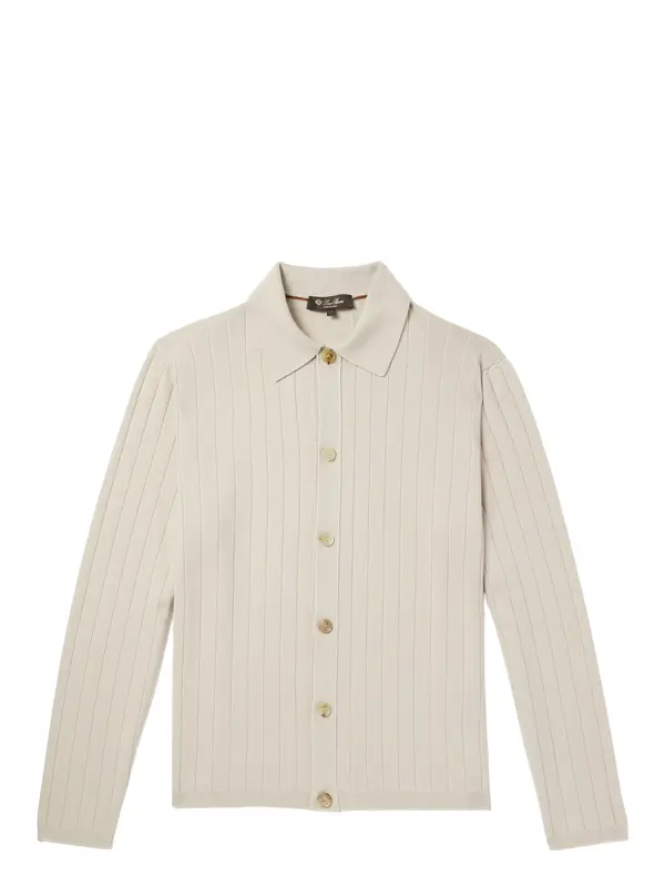 Loro Piana Wish® Wool Cardigan - Neutrals