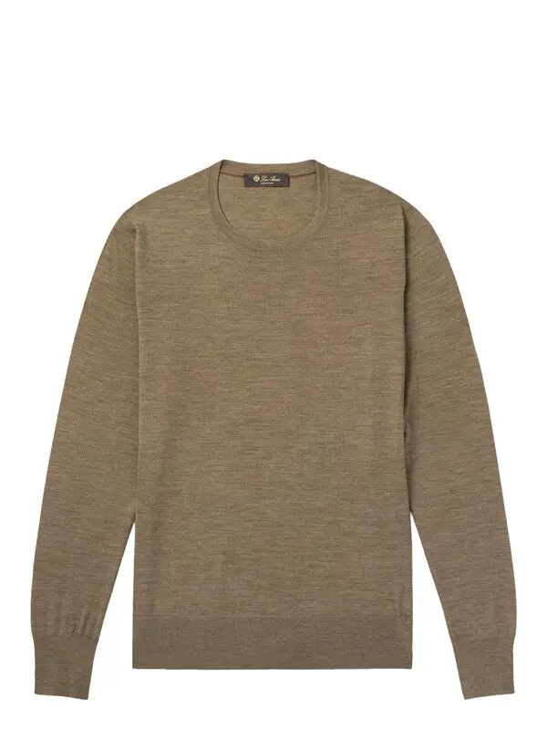 Loro Piana Wish® Virgin Wool Sweater - Brown