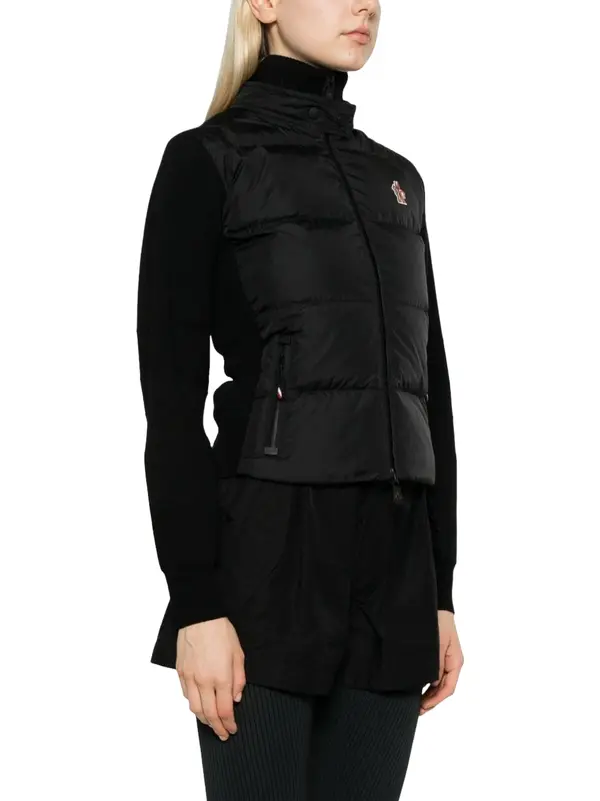 Moncler Padded Zip-up Jacket - Black