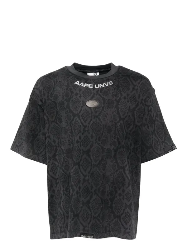 AAPE BY *A BATHING APE® Printed T-shirt - Black
