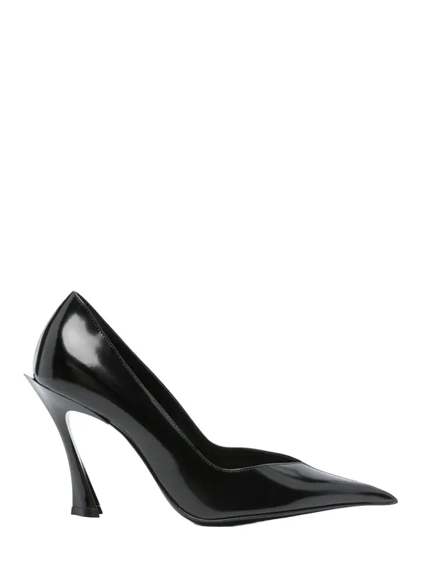 MUGLER 95mm Fang Pumps - Black