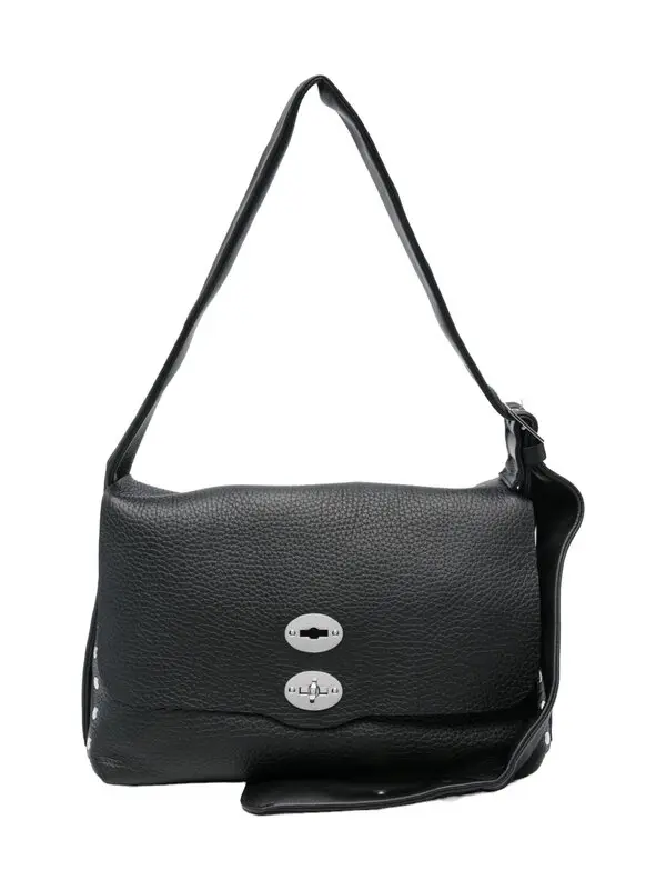 ZANELLATO Medium Postina Shoulder Bag - Black