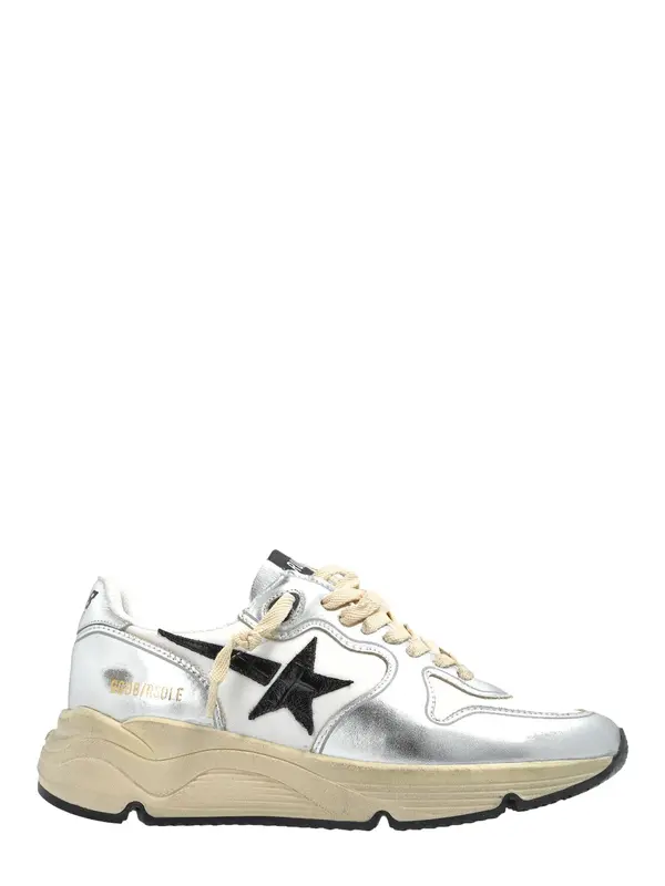GOLDEN GOOSE Running Sole Sneakers - Silver