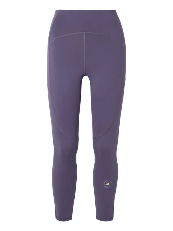 Adidas By Stella McCartney Truestrength Stretch Recycled Leggings - Purple