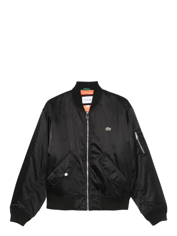 Lacoste Padded Bomber Jacket - Black