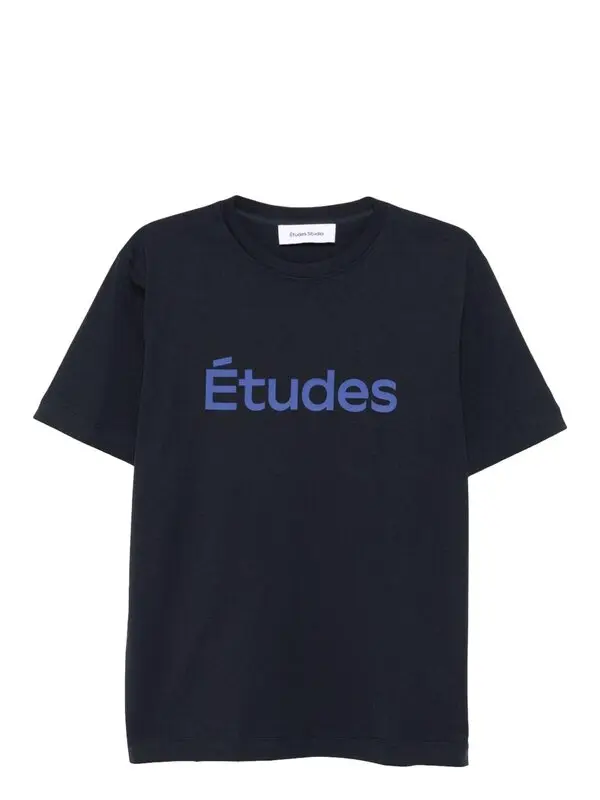 Études Studio Logo-print T-shirt - Blue