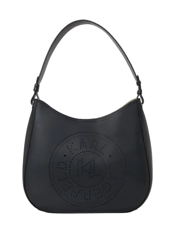 Karl Lagerfeld K/circle Hobo Bag - Black