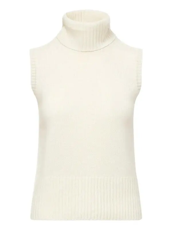 Veronica Beard Mazzy Cashmere Shell - Ivory