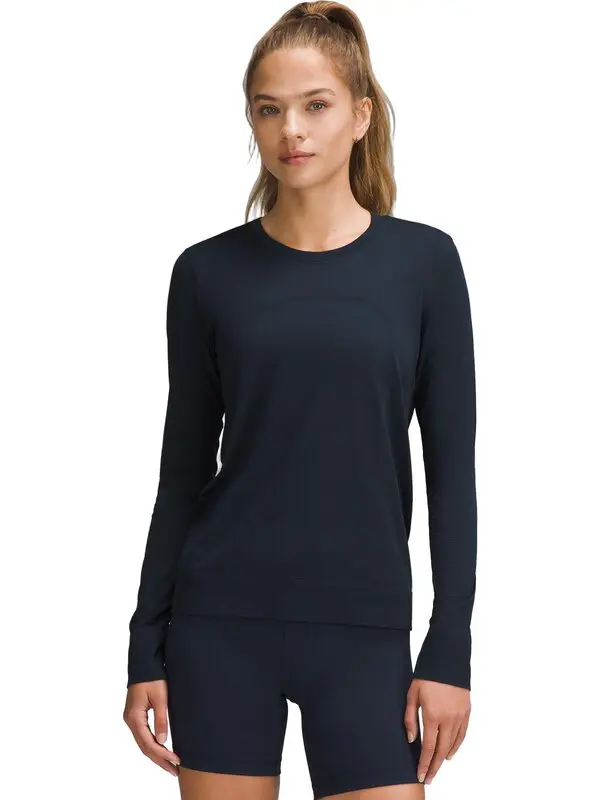 Lululemon Swiftly Relaxed Long-sleeve Shirt - True Navy