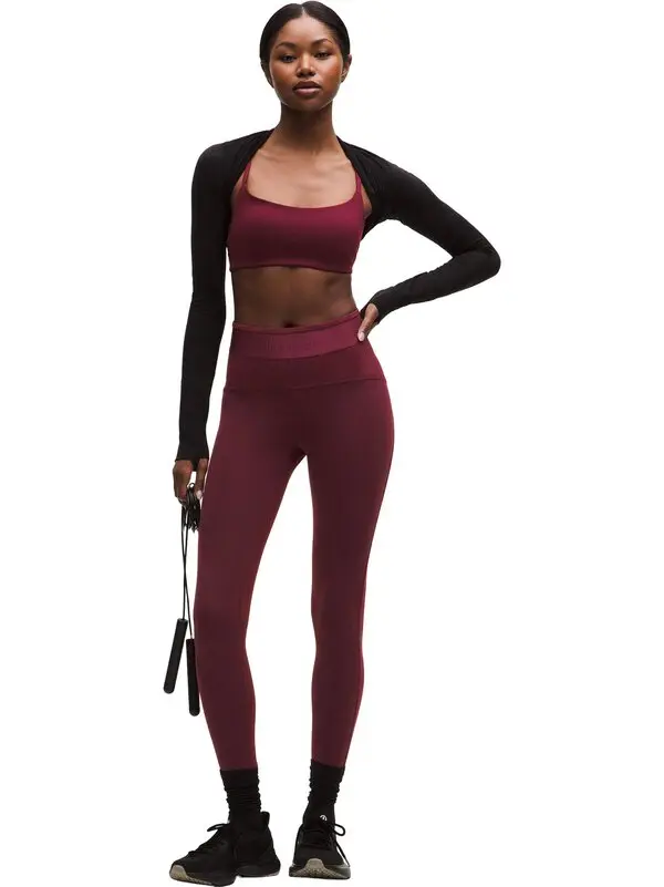 Lululemon License To Train High-rise Tight 25 - Burgundy Bay