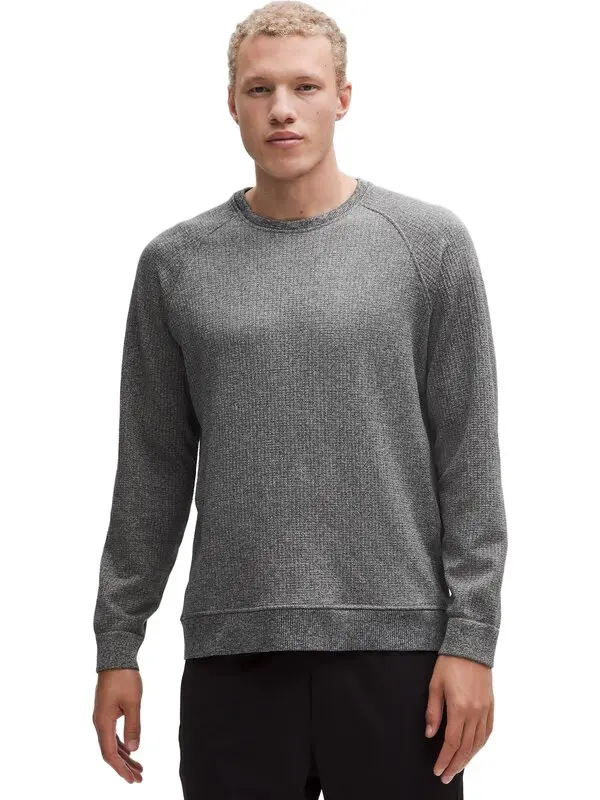 Lululemon Engineered Warmth Long-sleeve Crew - Silver Drop/graphite Grey