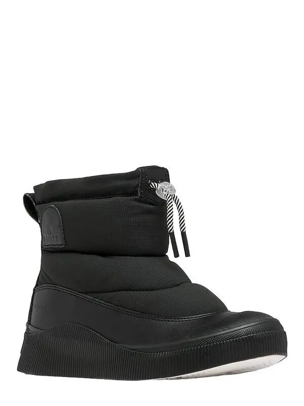 Sorel Out N About Iv Puffy Ankle Boots - Black/chalk