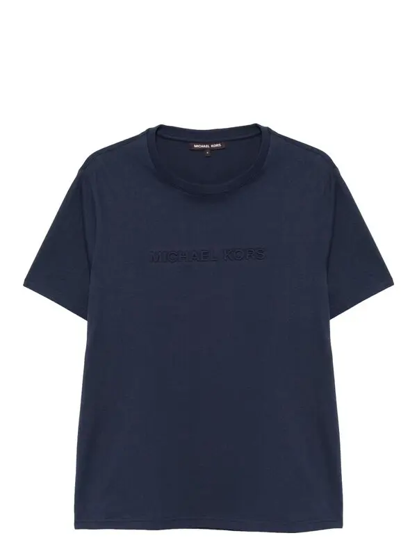 Michael Kors Logo-embossed T-shirt - Blue