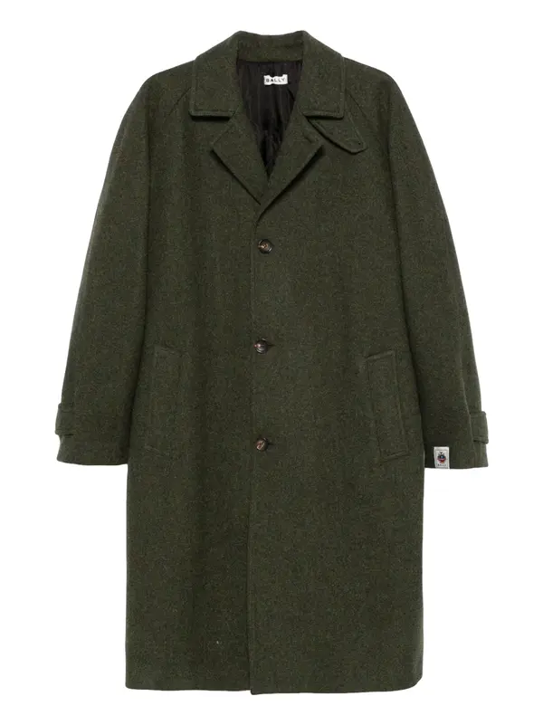 Bally Felted Virgin Wool Coat - Green