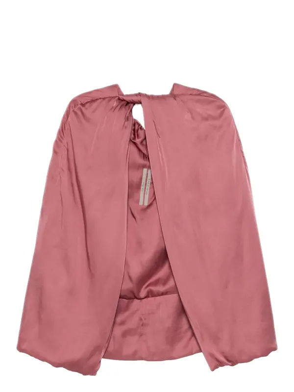 Rick Owens Masto Cape - Pink