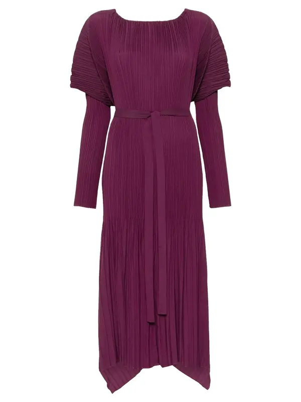 Colville Delphi Pleated Midi Dress - Purple