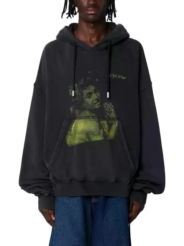 Off-White Graphic-print Hoodie - Black