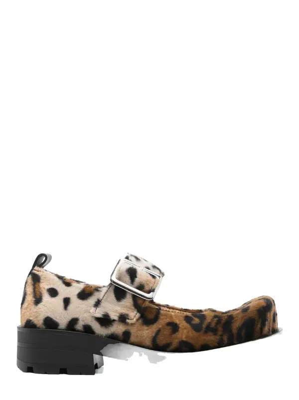 CHARLES JEFFREY 45mm Moggies Mary Jane - Brown