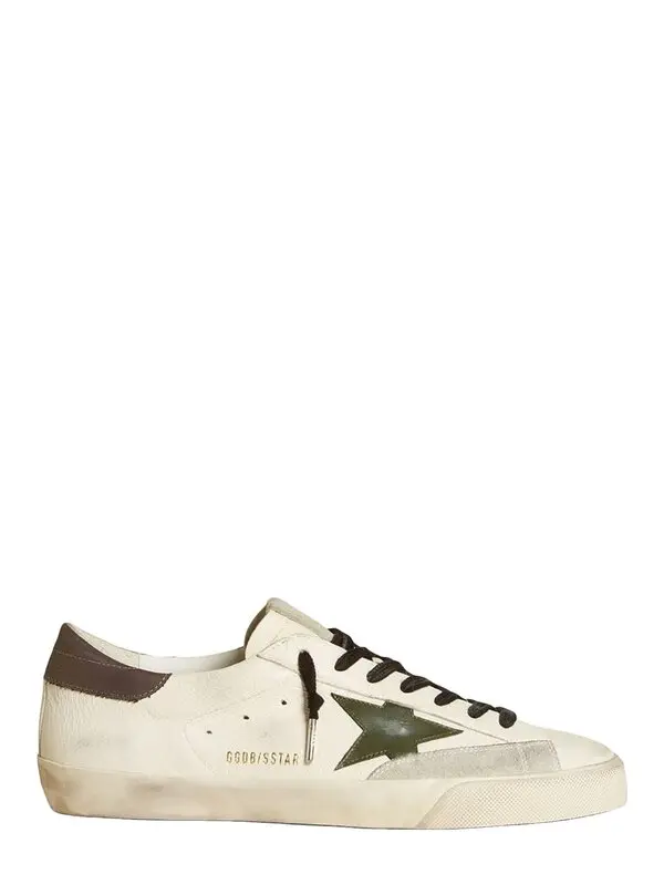 GOLDEN GOOSE Super-star Leather Sneakers - White