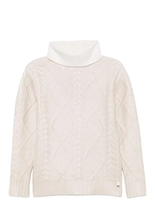 Herno Lamé-effect Sweater - Neutrals