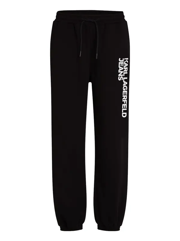 Karl Lagerfeld Logo-tape Track Pants - Black