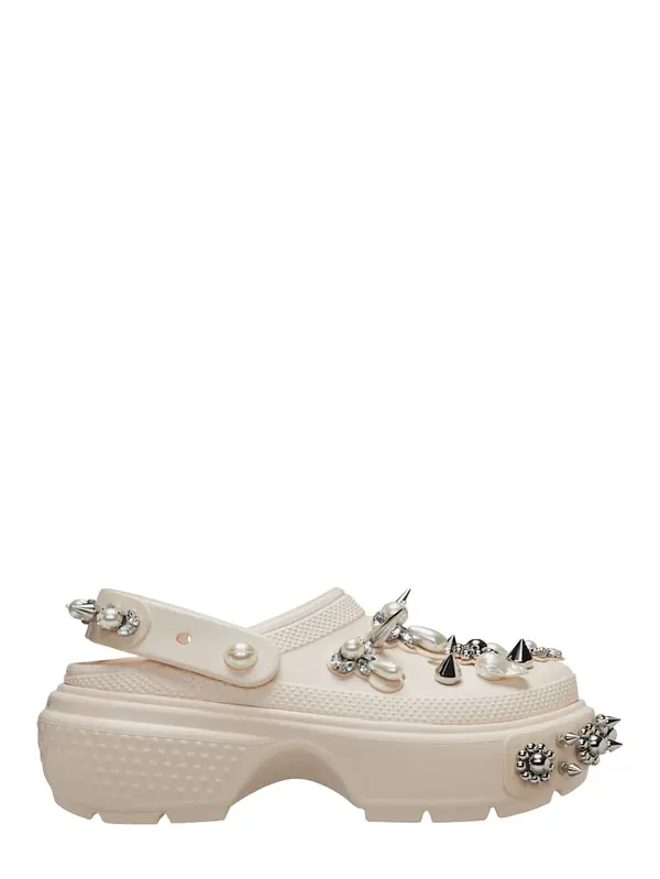SIMONE ROCHA X CROCS Embellished Stomp Clogs - Dew