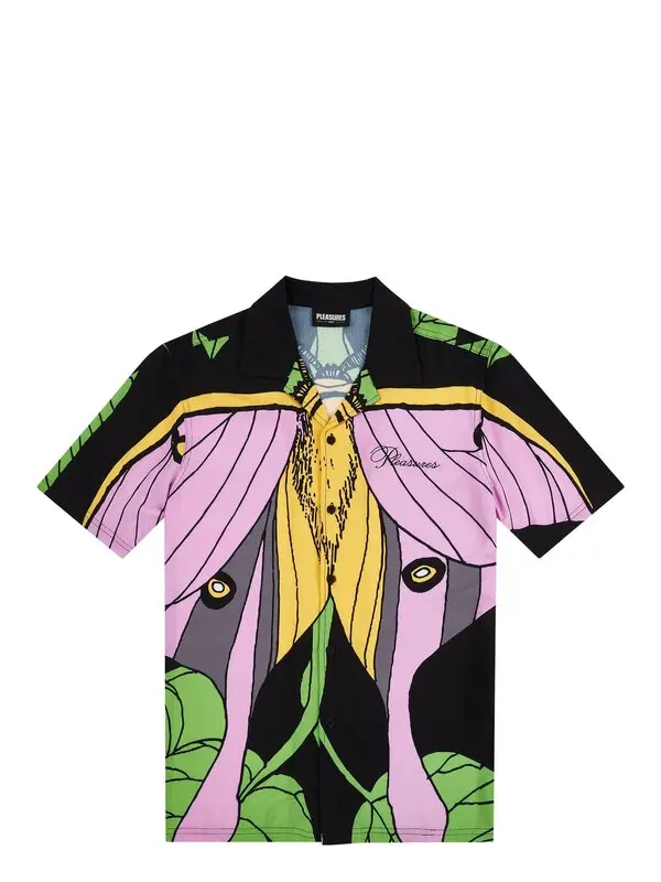 PLEASURES Moth Button Down 'multi - Multicolor