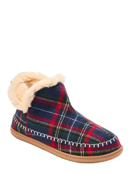 DEARFOAMS Brixen Bootie Slipper - Blue Multi