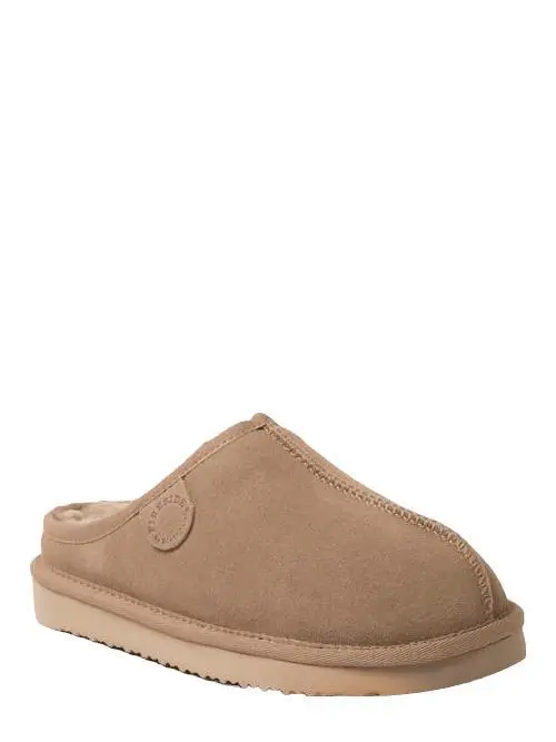 DEARFOAMS Fireside Greta Shearling Clog Slipper - Driftwood