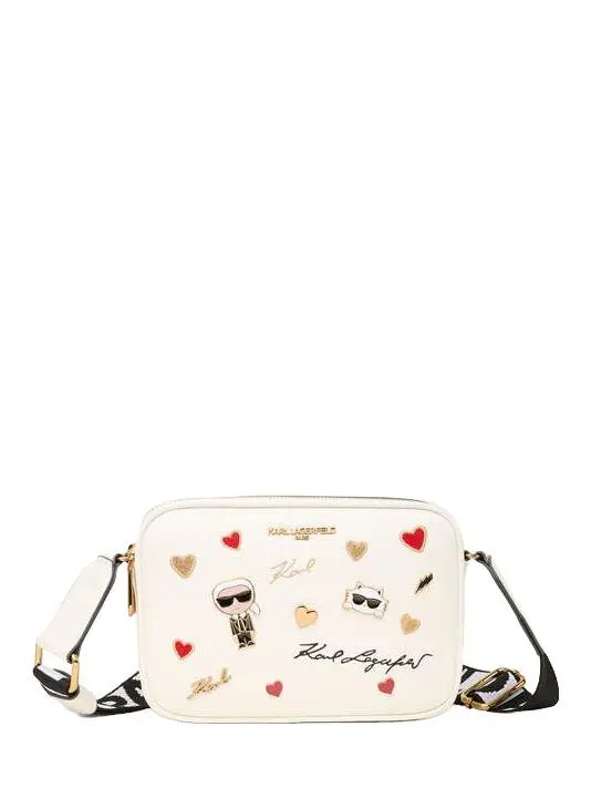Karl Lagerfeld Paris Maybelle Crossbody Bag - Multi/white