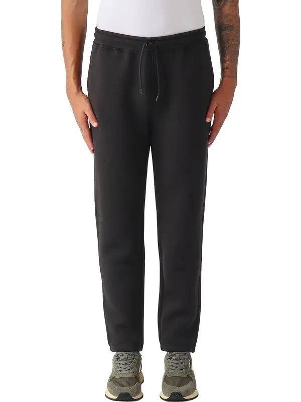 K-WAY Slim Fit Polyester Jogging Trousers With Elasticated Waist - Black