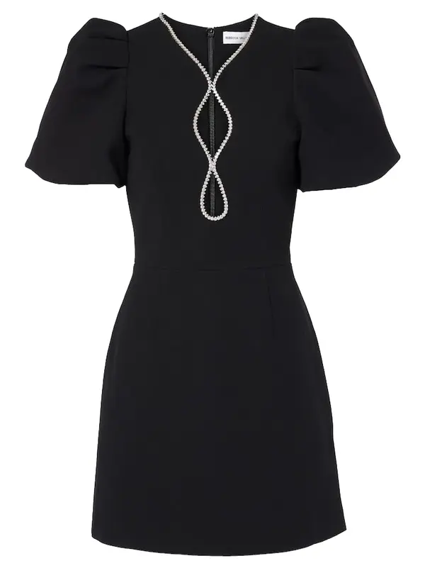 Rebecca Vallance Estella Embellished Mini Dress - Black
