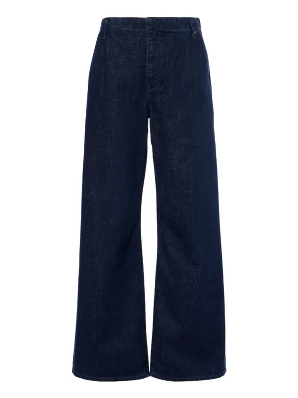 RE/DONE Triuser High-rise Wide-leg Jeans - Blue