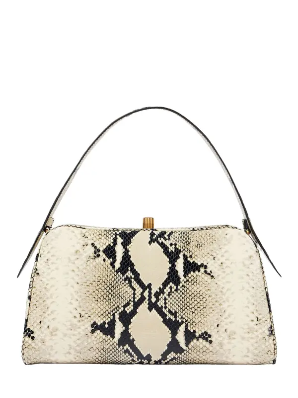 Khaite Cate Snake-effect Leather Shoulder Bag - Multicoloured