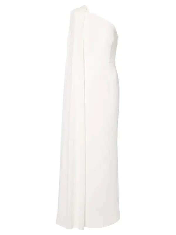 Rebecca Vallance Athena One-shoulder Gown - White