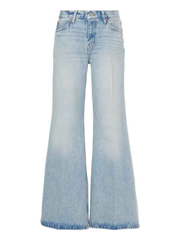 RE/DONE Baggy Flared Jeans - Blue